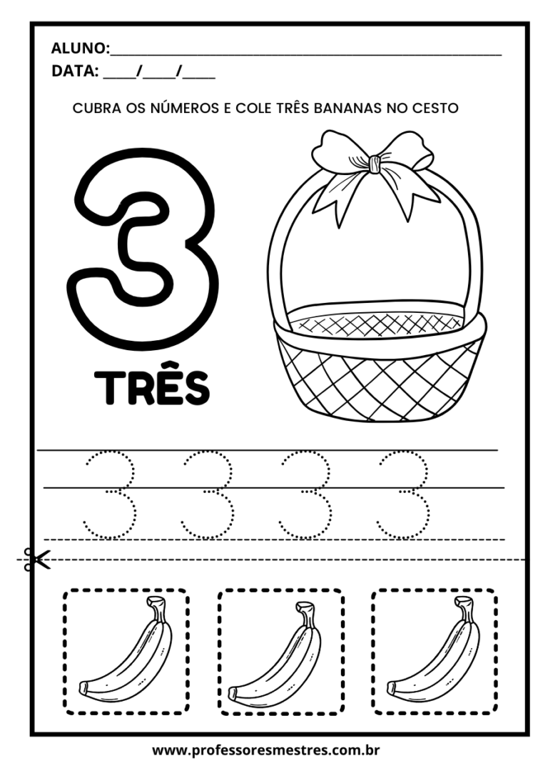 Atividades Números de 0 a 10 Educação Infantil