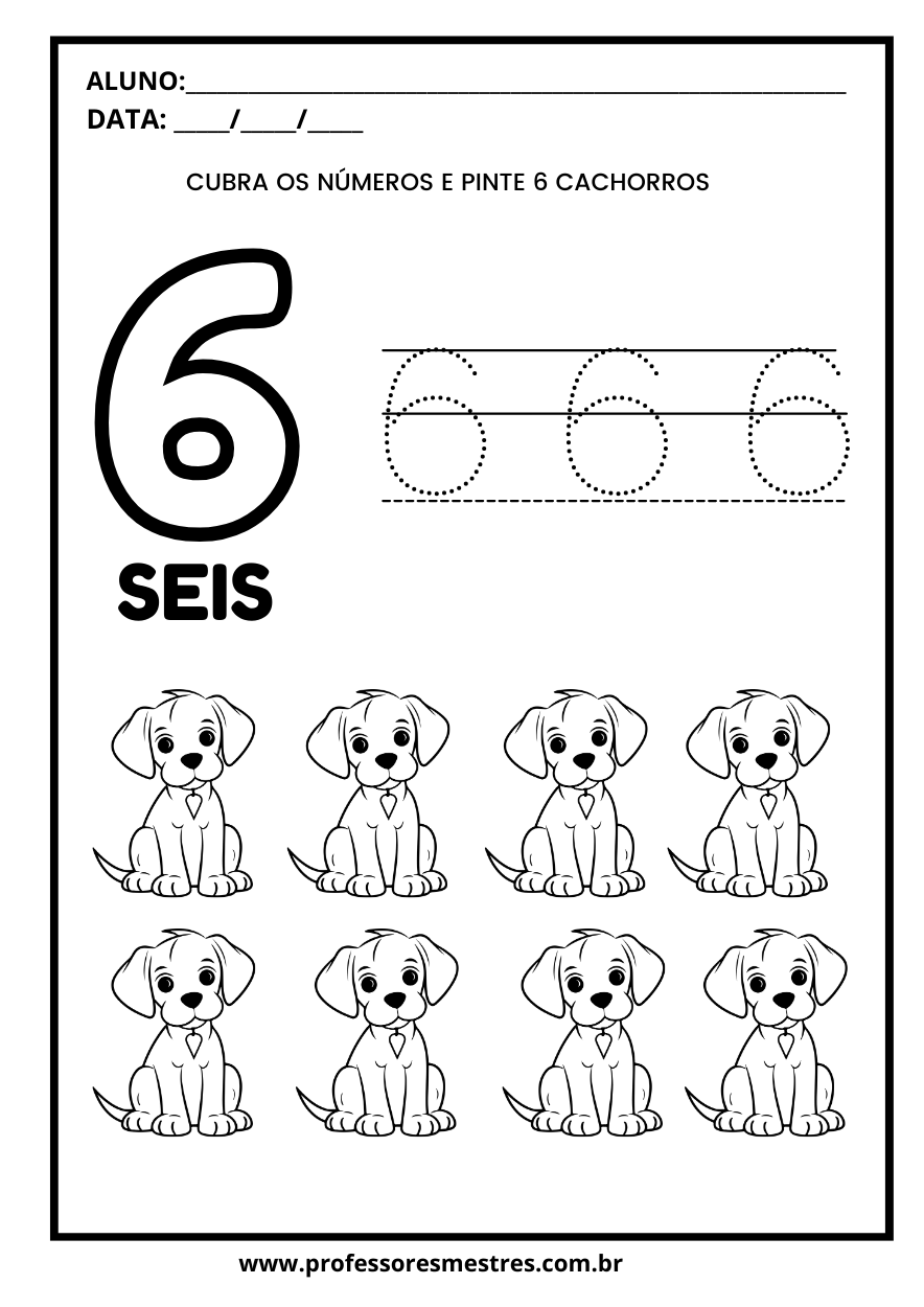 Atividades Números de 0 a 10 Educação Infantil