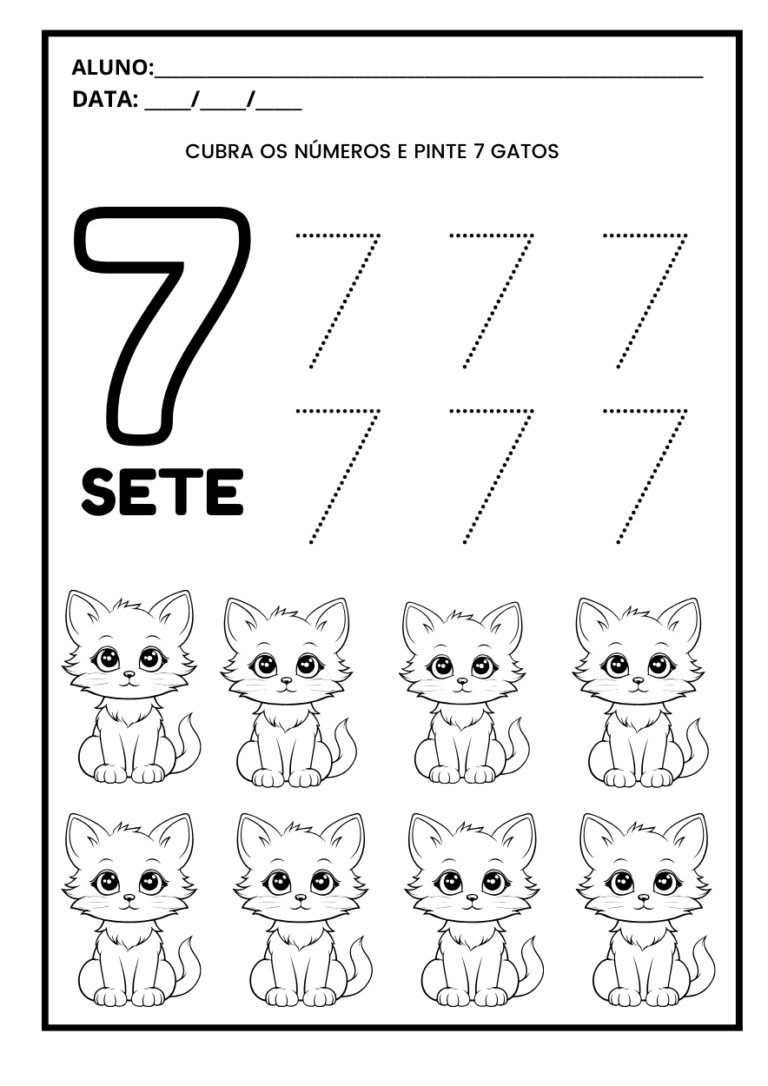 Atividades Números de 0 a 10 Educação Infantil