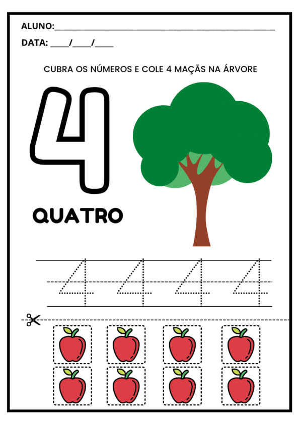 Atividades Números de 0 a 10 Educação Infantil