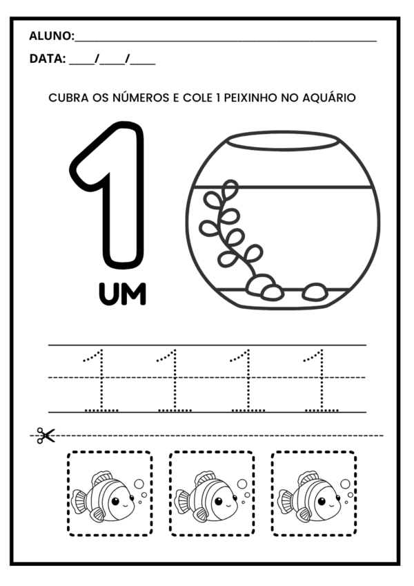 Atividades Números de 0 a 10 Educação Infantil