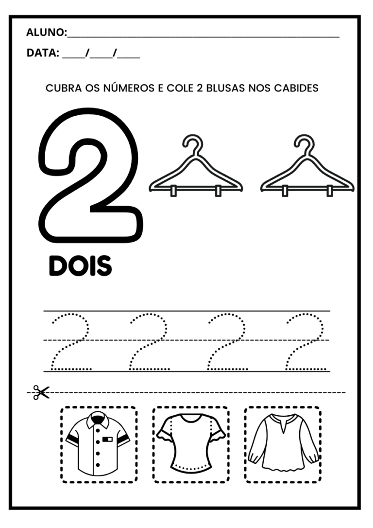 Atividades Números de 0 a 10 Educação Infantil