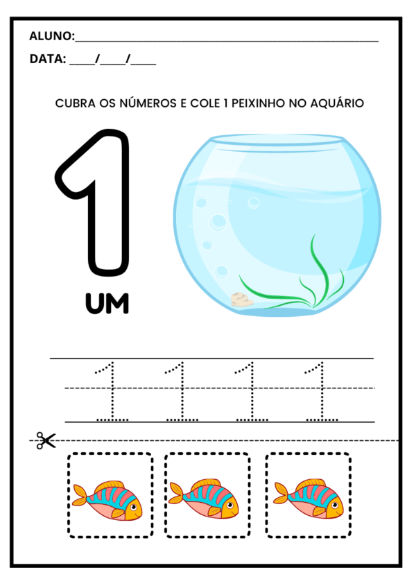 Atividades Números de 0 a 10 Educação Infantil