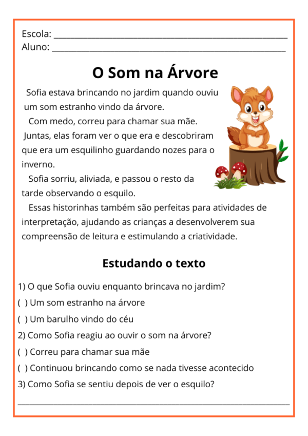 32 Textos Curtos Para Interpretação 6º Ano Com Gabarito