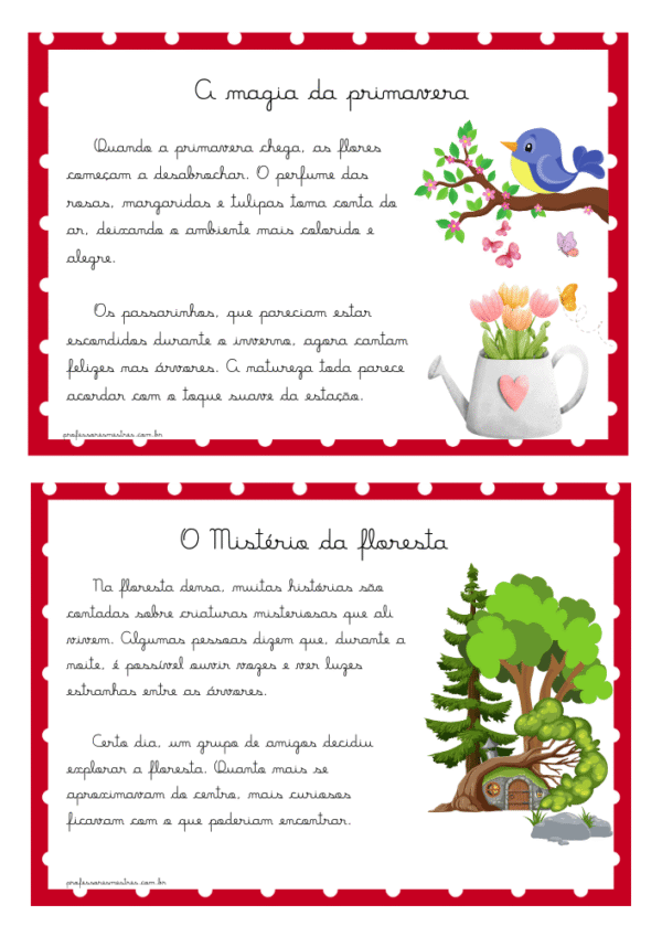 30 Textos com Letra Cursiva para Imprimir e Trabalhar Caligrafia